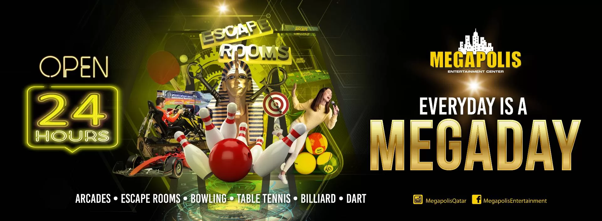 Megapolis Entertainment Center Qatar - Entertainment Center